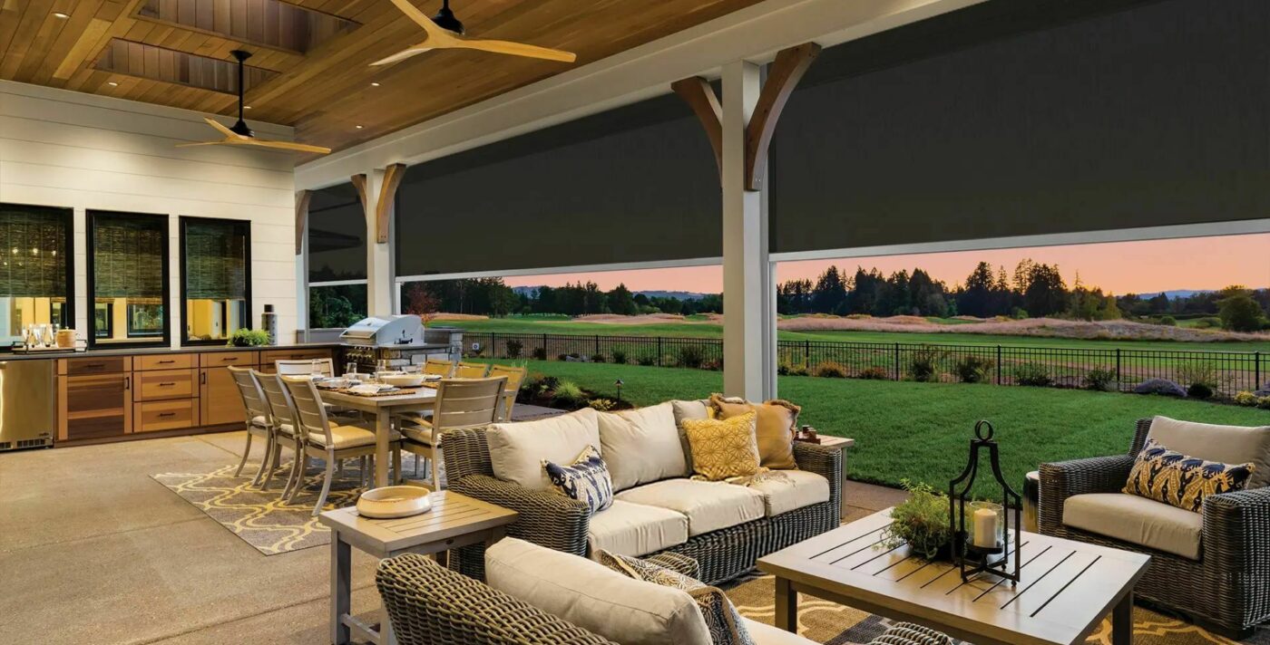 LA Custom Blinds — Outdoor Shades